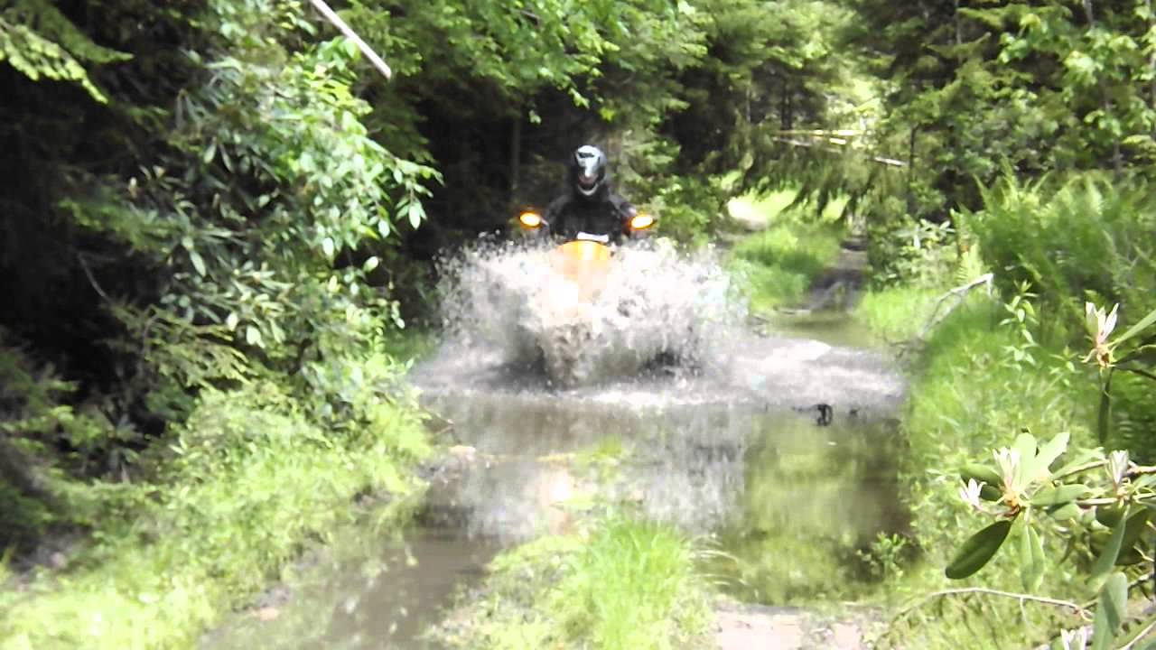Buell Ulysses Off Road Muddy Fire Road - YouTube
