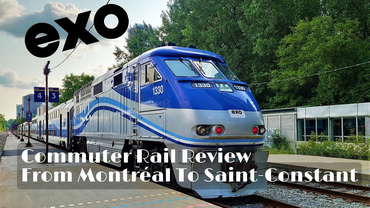 Exo Bombardier MultiLevel Coach | Montreal To Saint-Constant - YouTube