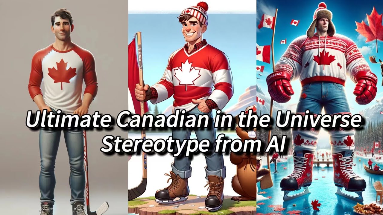 Asking AI to Create a Canadian Male , and Making Him More and More ...