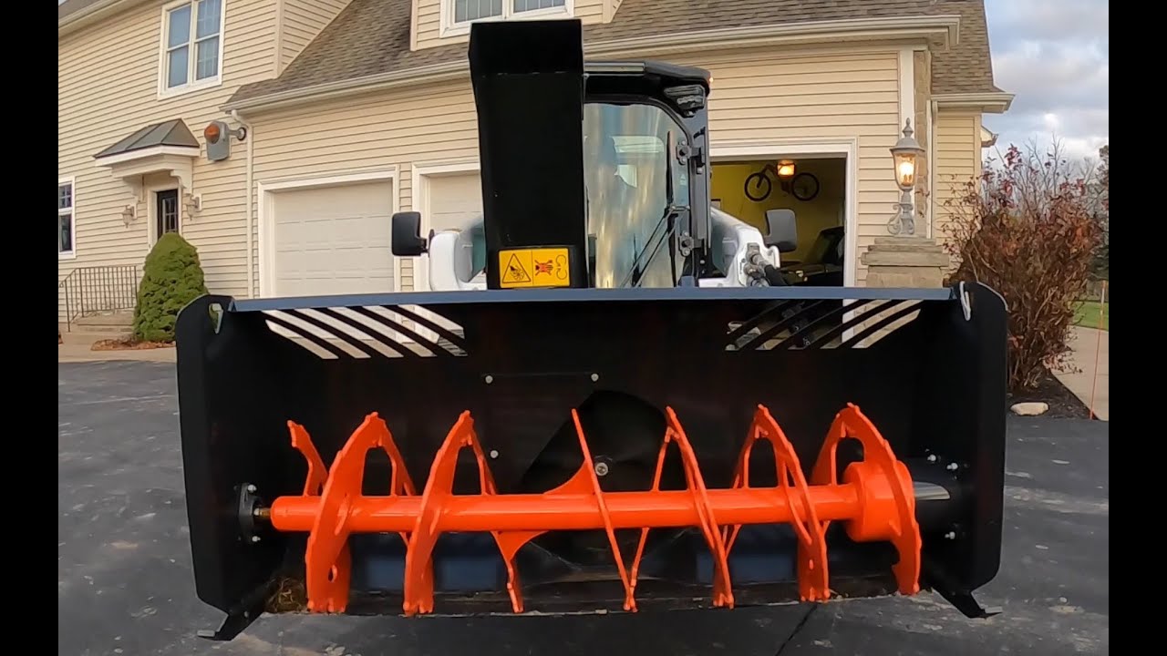 Overkill Snow Storm Prep Bobcat T66 Snowblower Storm Coming #292 - YouTube