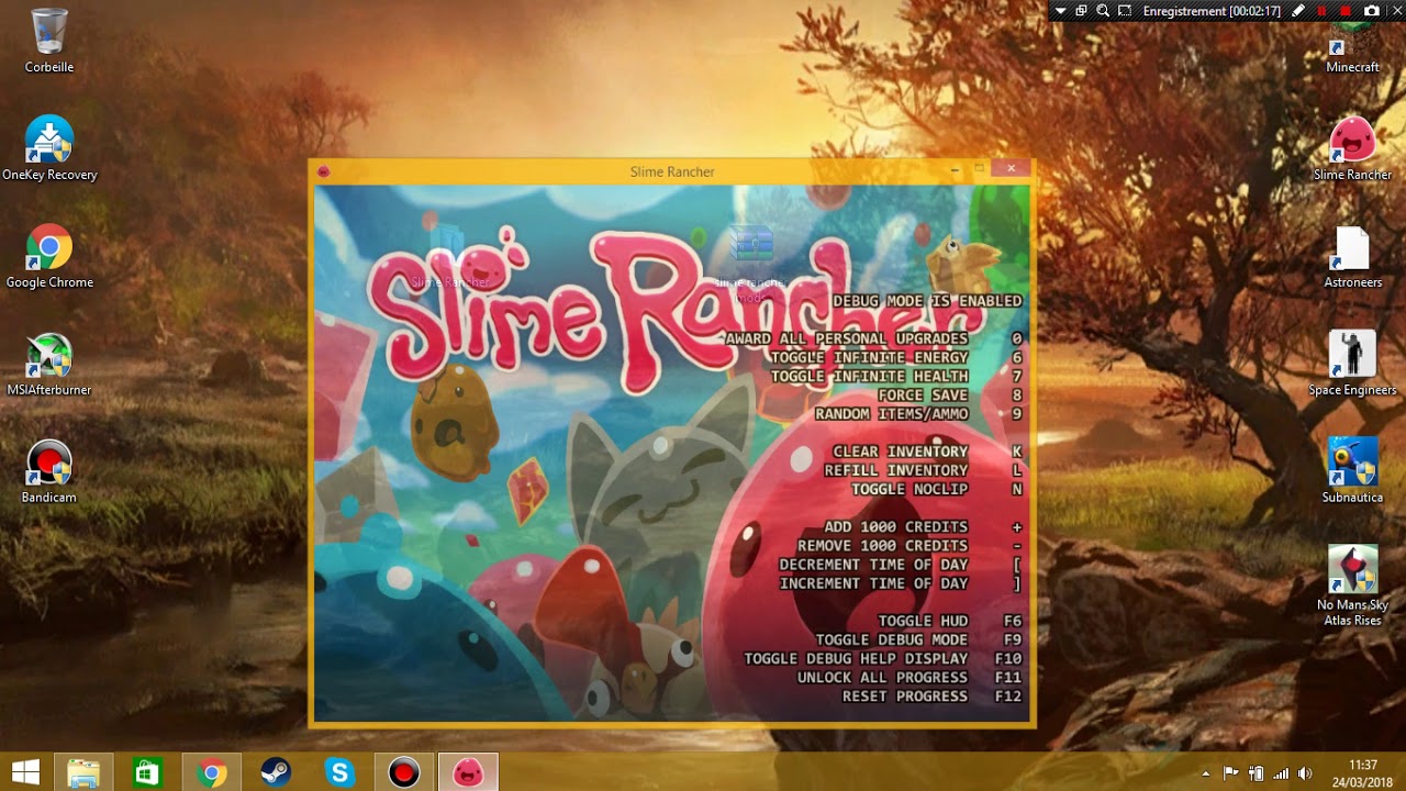 Mods Menu / Debug Mode slime rancher 1.2.0 FR [ mise a jour pour ...
