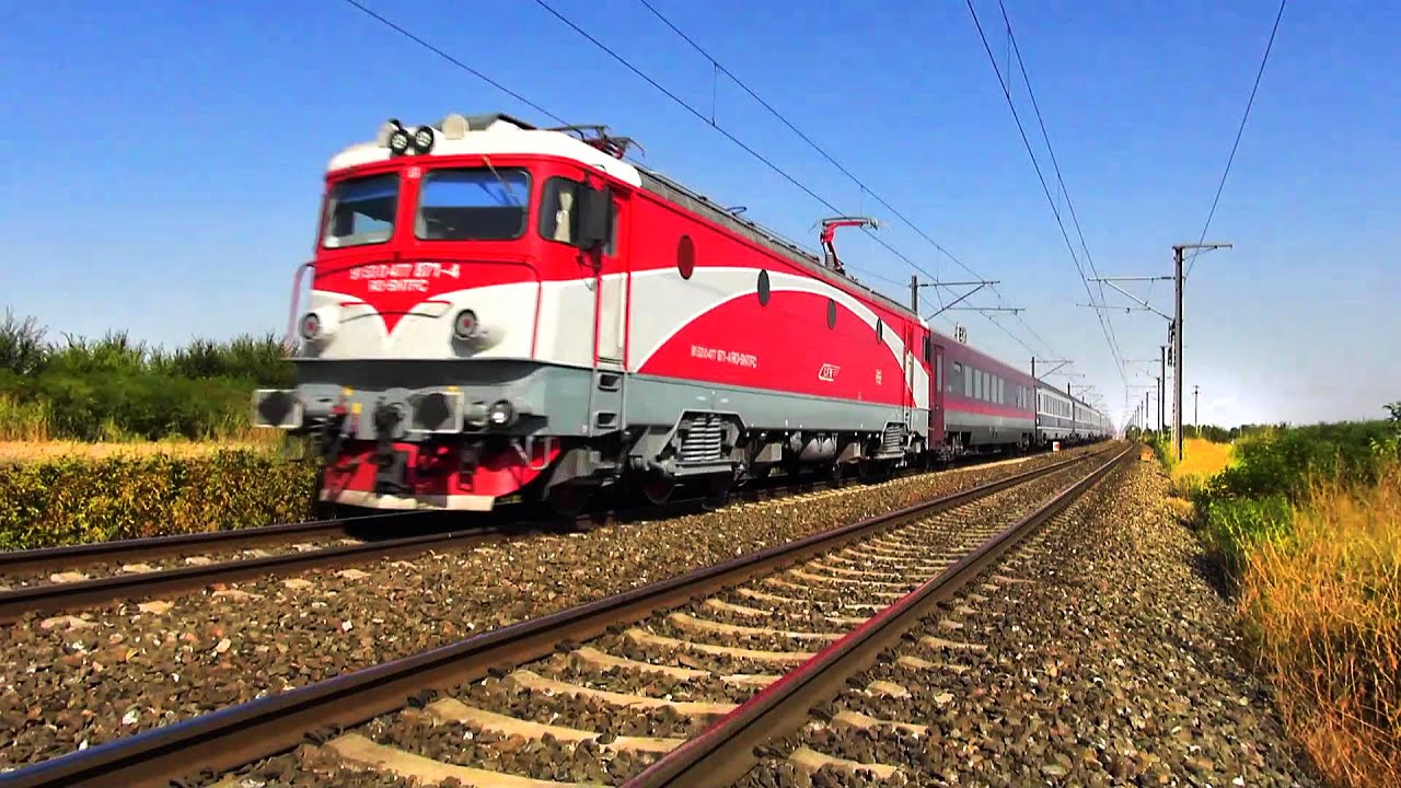 Maximum Speed on Romanian Railways!!! - YouTube
