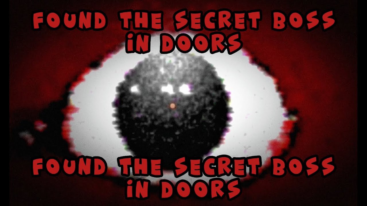 💥FOUND THE SECRET BOSS OF DEVELOPERS?! Roblox Doors💥 - YouTube