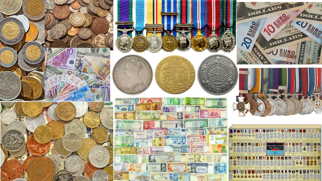 Rare Historical Coins, Currencies, Tickets, Stamps, Medals, Archives ...