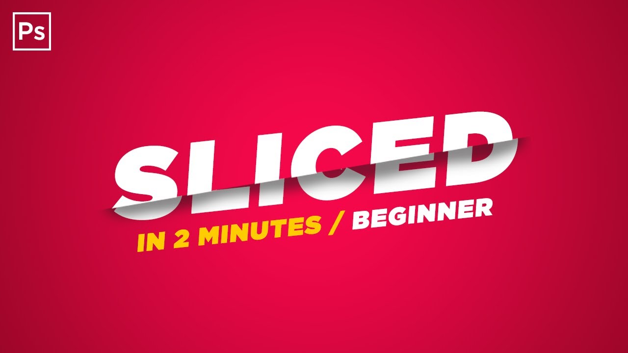 Photoshop Tutorial Sliced Text Effect In 2 Minutes Beginner YouTube photoshop-tutorial-sliced-text-effect-in-2-minutes-beginner-youtube