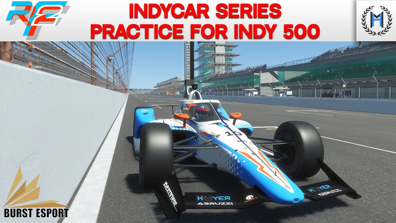 rFactor 2 IndyCar Series - Practice for the Indy 500 - YouTube
