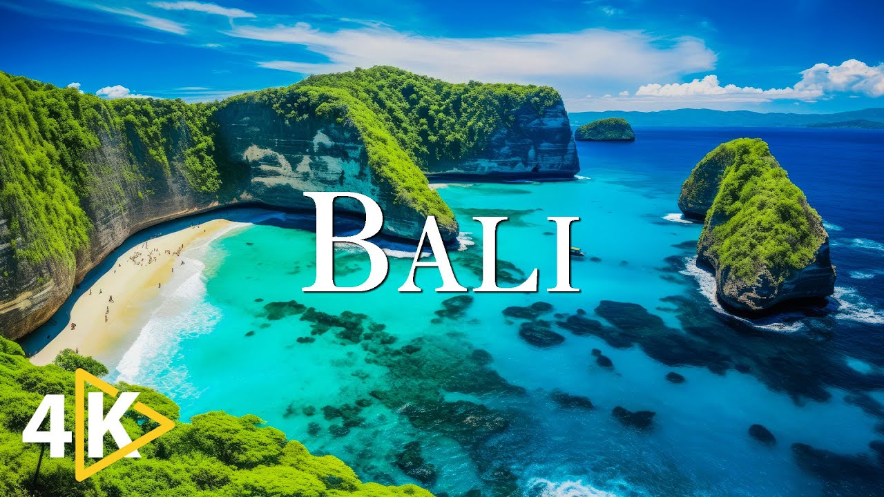 FLYING OVER BALI (4K UHD) - Calming Music With Beautiful Nature Videos ...