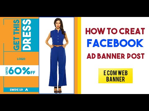 Easy Way to Make Fashion Banner | Women Dresses Facebook Post Banner ...