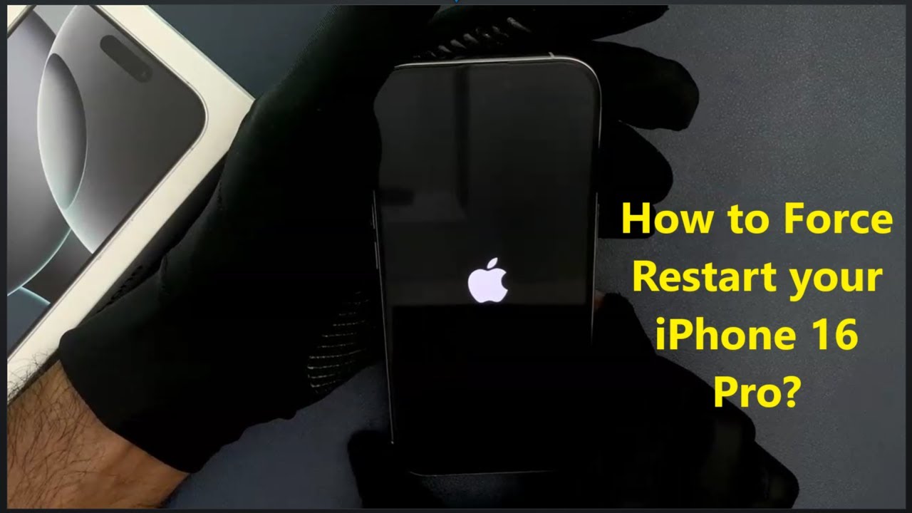 How to Force Restart your iPhone 16 Pro? - YouTube