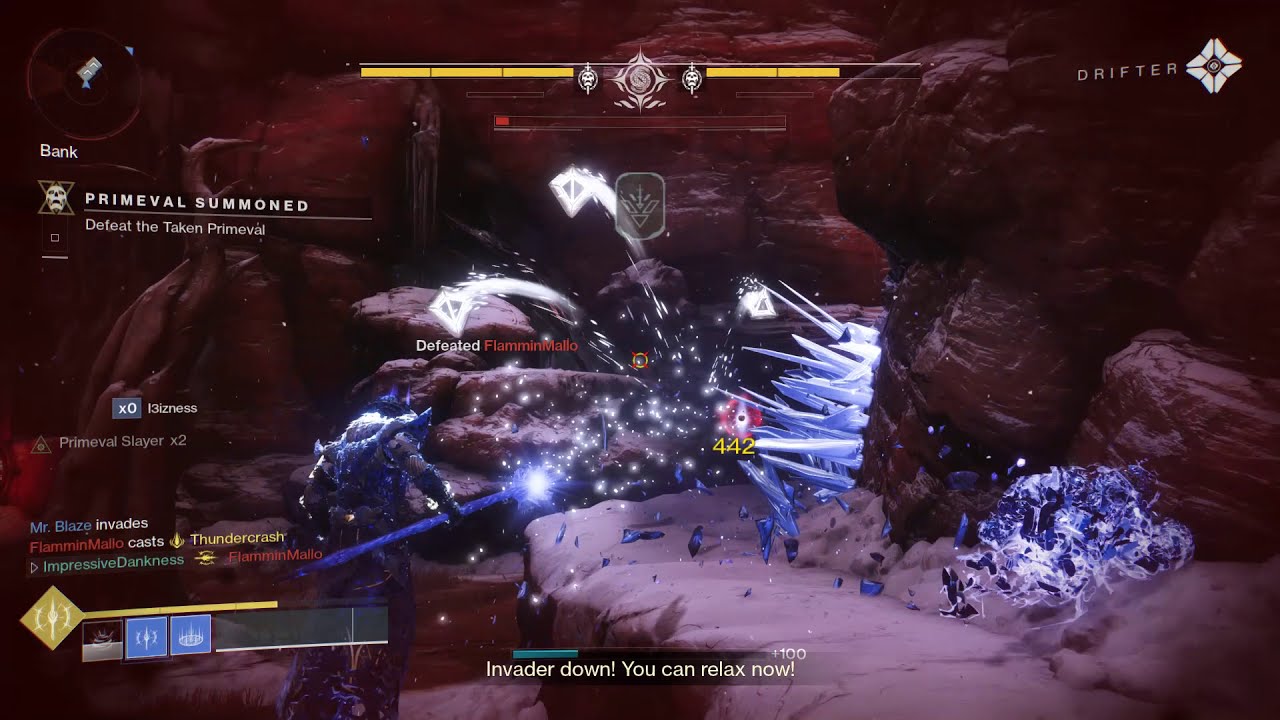Destiny 2 Stasis Shadebinder Warlock vs Arc Thundercrash Titan - YouTube