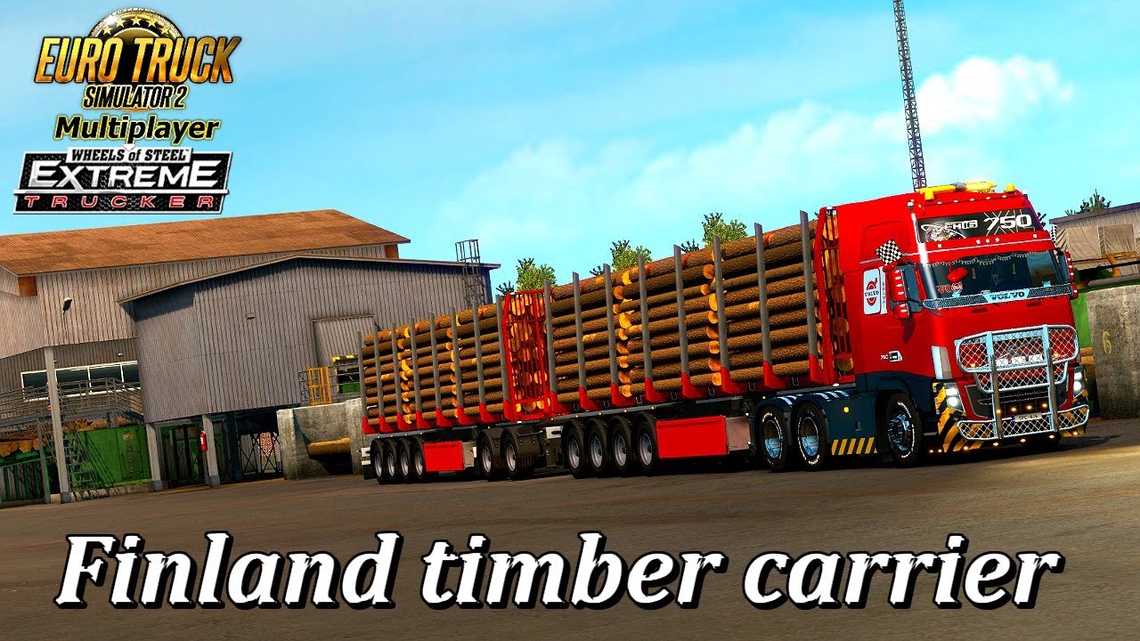 🔴 18+ [ ETS 2 ] -- 1.37 / Finland timber carrier / Volvo DLC / #9 ...