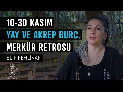 10 - 30 KASIM YAY VE AKREP BURCUNDA MERKÜR RETROSU | Elif Pehlivan