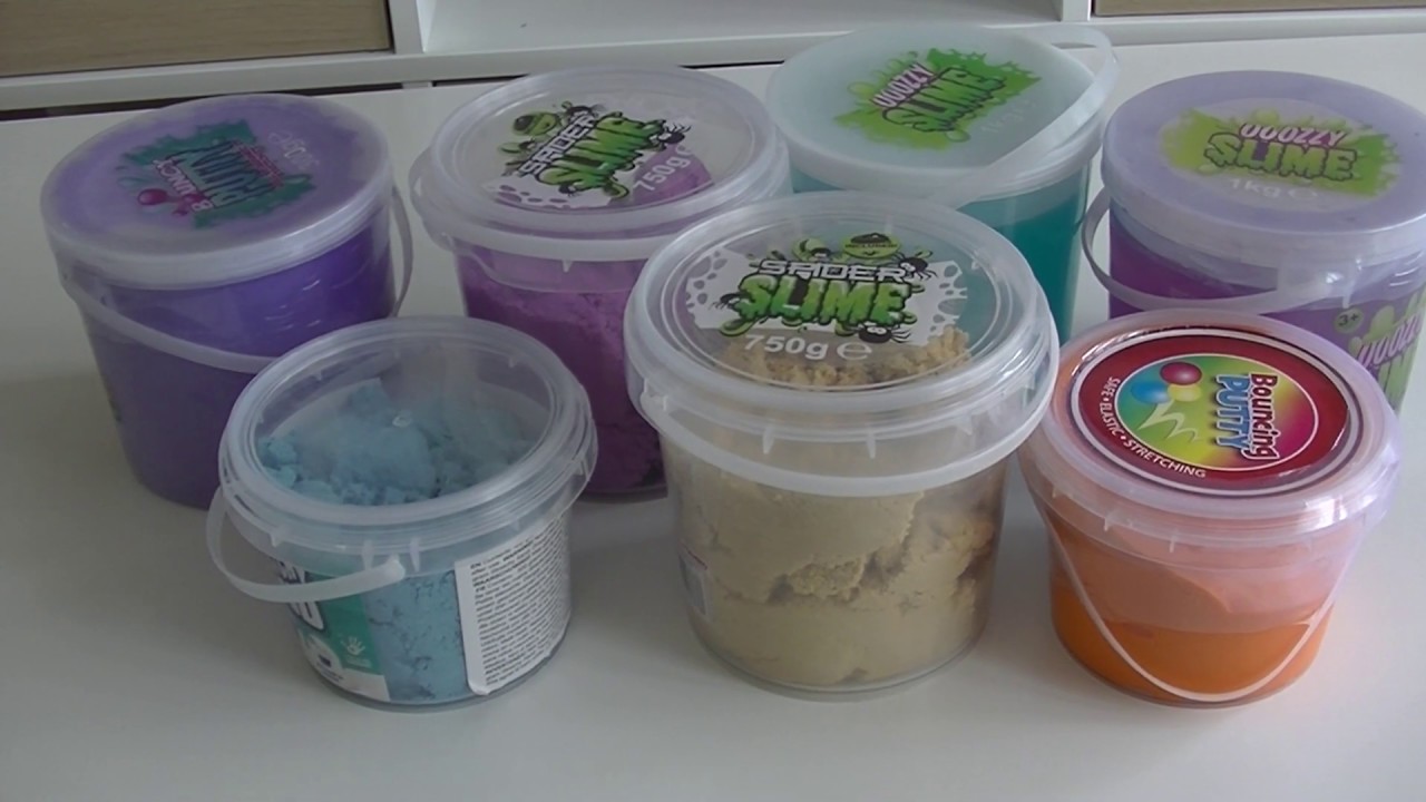 unboxing ACTION nouveau kg de slime DES ARAIGNÉES dans mon SLIME 🙀🕷🕸 ...