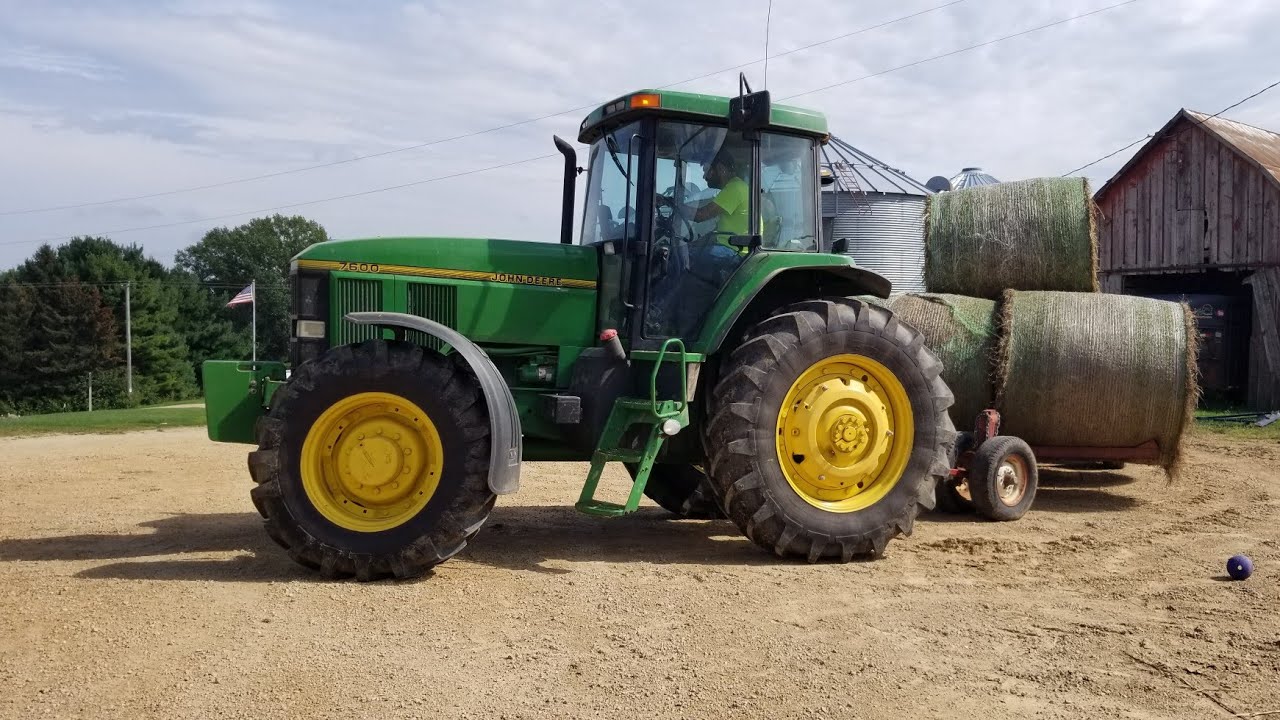 Hay Hauler | Baler Attachment - YouTube
