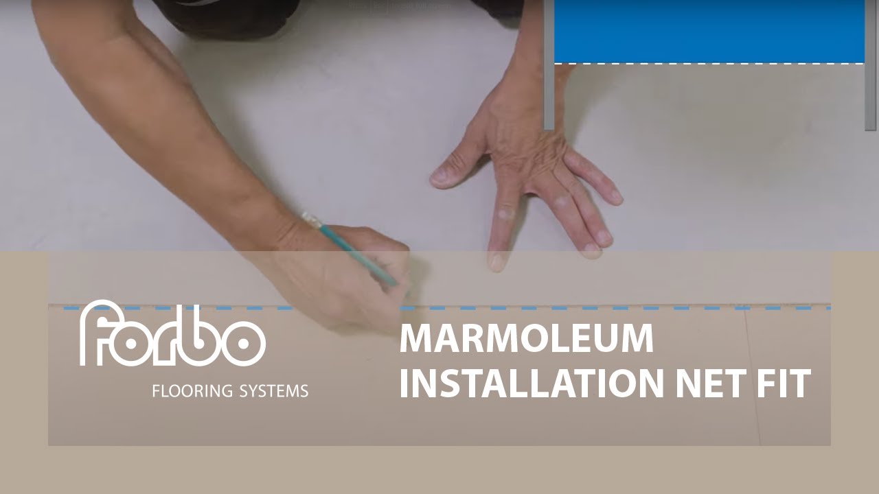Marmoleum installation net fit | Forbo Flooring Systems - YouTube