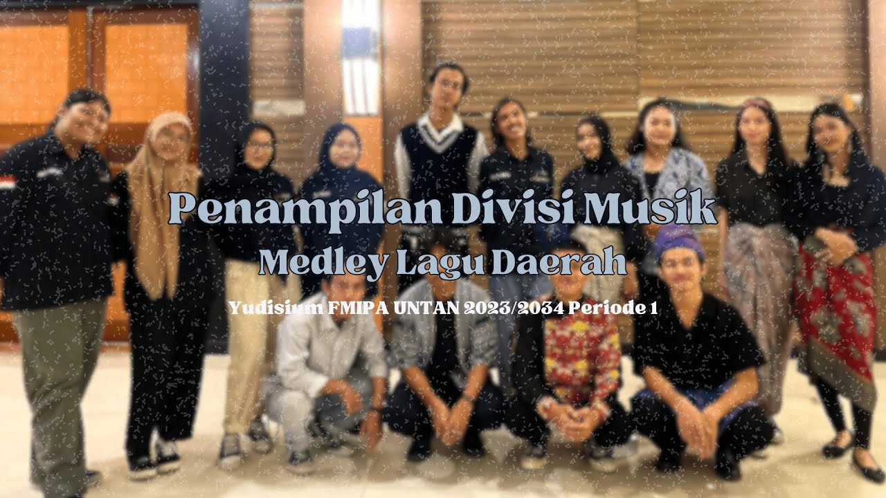 Penampilan Divisi Musik: Medley Lagu Daerah - YouTube