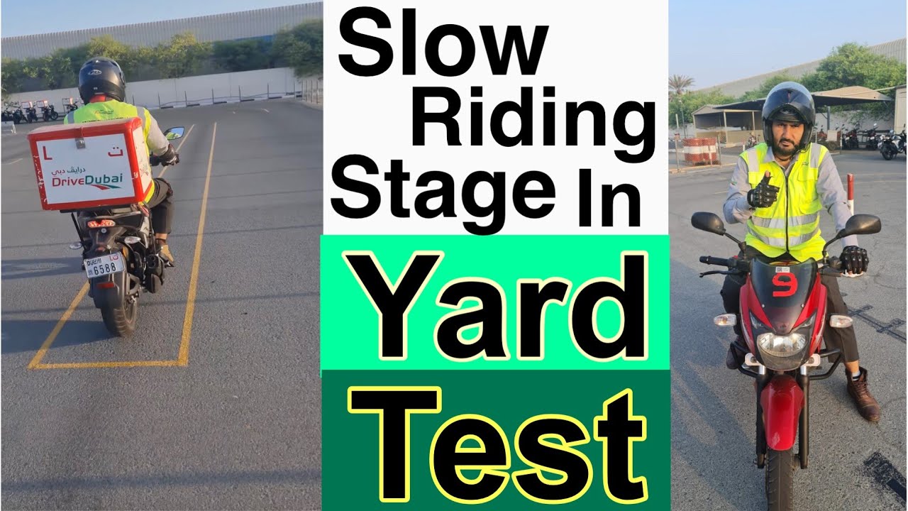 Slow Ride Stage With Box In Yard Test @drivedubai8034 | Bike Rider In ...