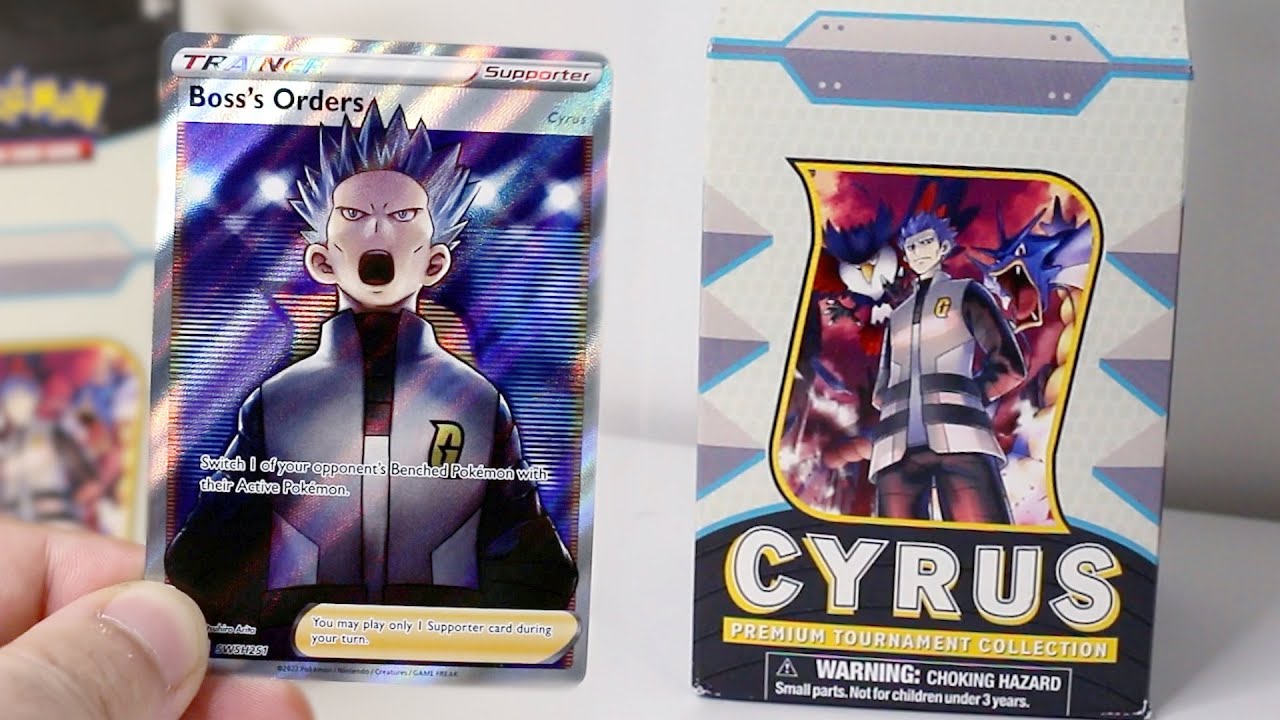 Pokémon TCG CYRUS Premium Tournament Collection Opening! - YouTube