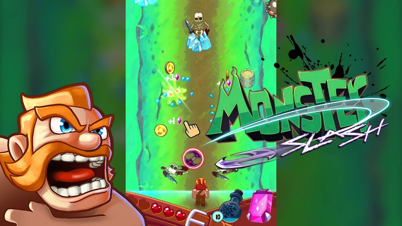 Monster Slash - Arcade Game for iPhone and Android - YouTube