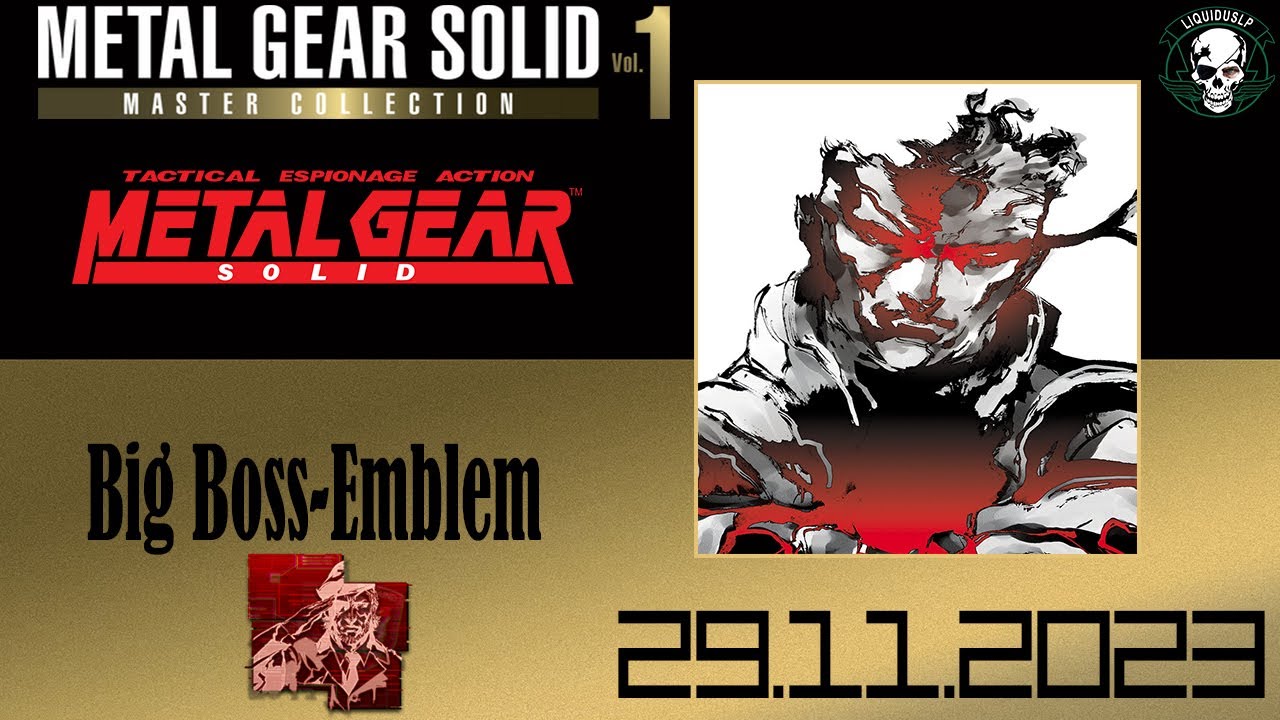 MGS Master Collection: Metal Gear Solid - Big Boss Emblem - YouTube
