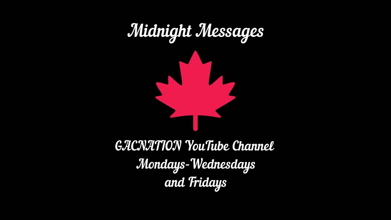 GACNATION Midnight Messages - 3 R's - YouTube