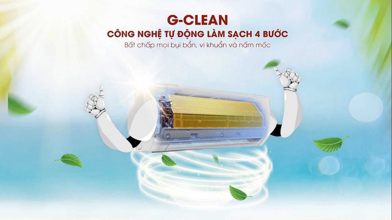 LỢI ÍCH TÍNH NĂNG G-CLEAN TRÊN ĐIỀU HÒA GREE - YouTube