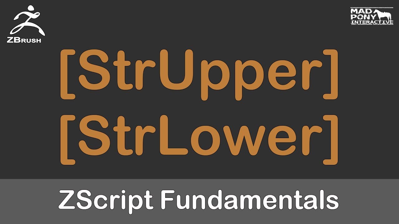 ZScript Fundamentals - UPPERCASE and lowercase - YouTube