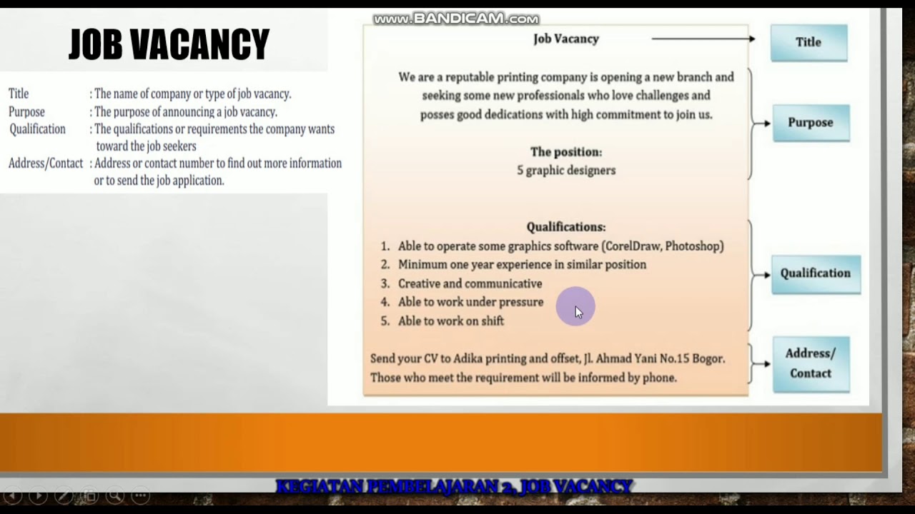 PBM Daring Job Vacancy - YouTube