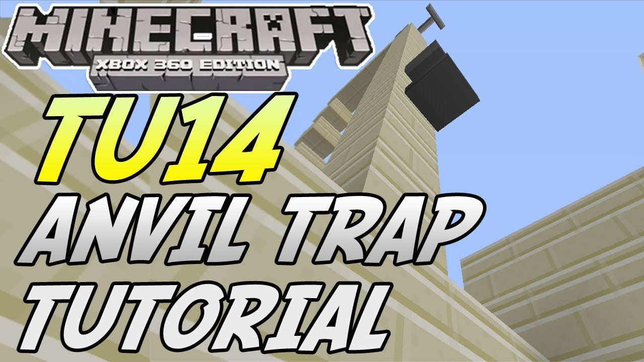Minecraft (Xbox 360/PS3) - TU14 - EASY ANVIL TRAP - TUTORIAL - YouTube