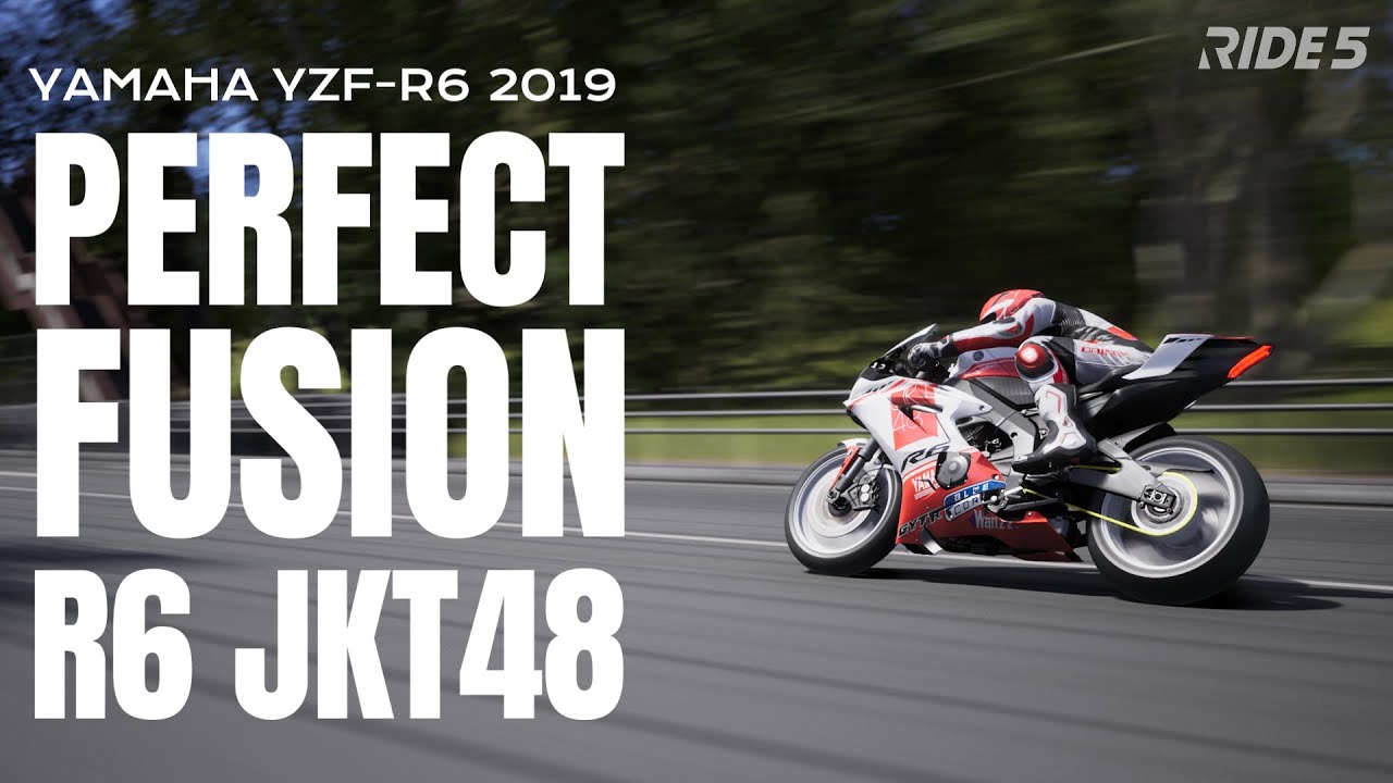 JKT48 Livery on Yamaha R6: A Perfect Fusion of Beauty and Power - YouTube