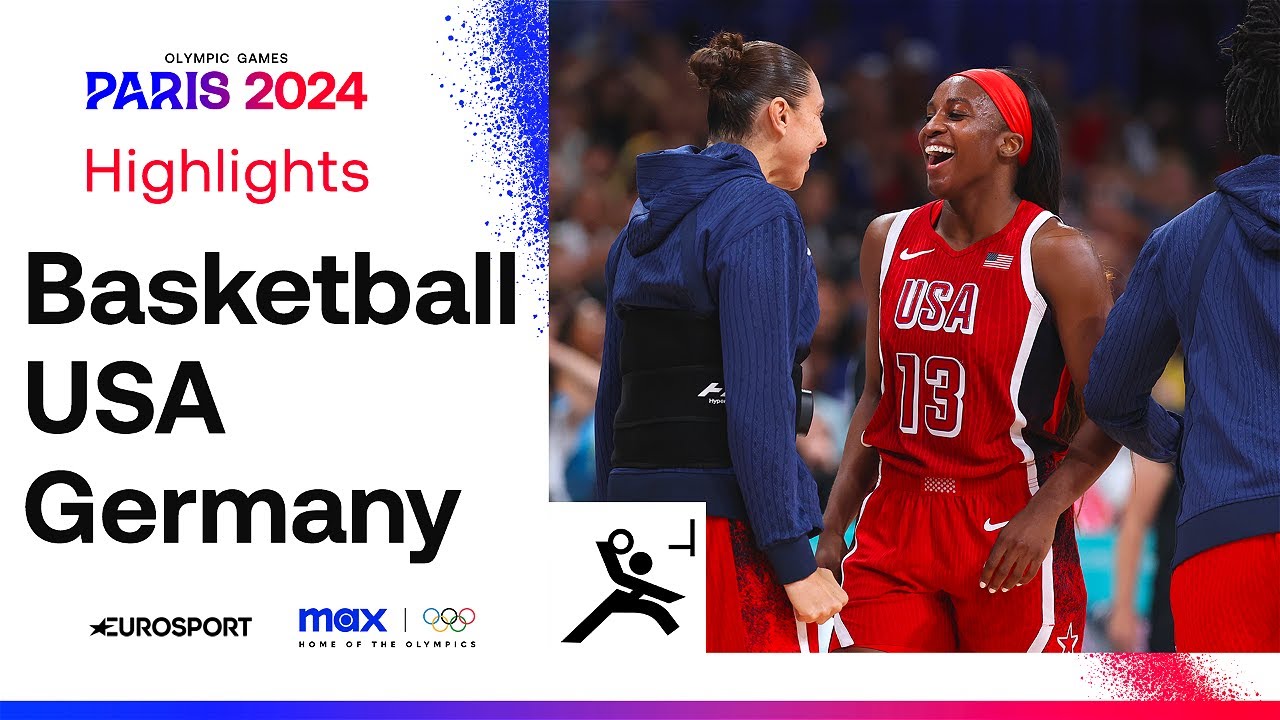 JACKIE YOUNG STARS! 😮‍💨 | USA vs. Germany Women's Basketball Highlights ...