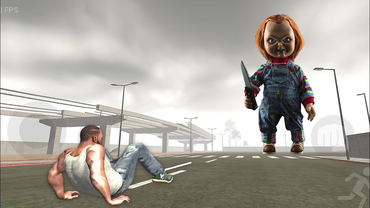 Chucky doll attack in indian bike driving 3d Franklin ne bachaya city ...