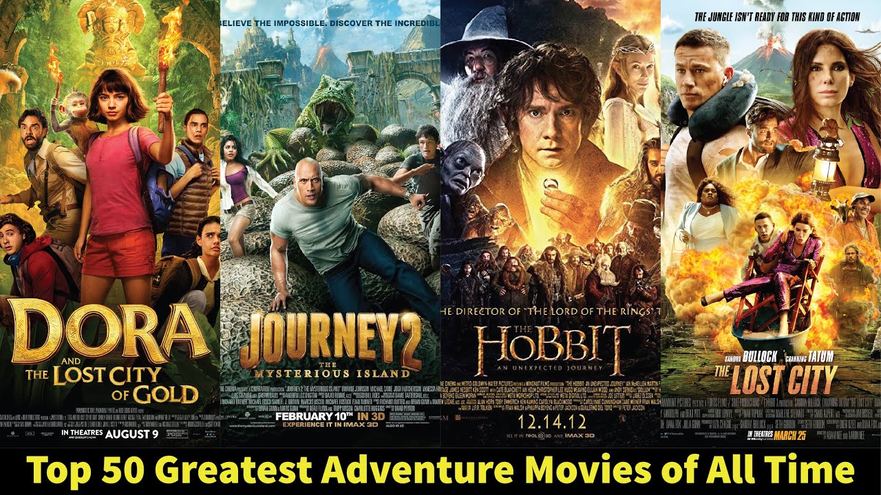 Top 50 Greatest Adventure Movies of All Time 🌍 Jungle, Sea & Desert ...