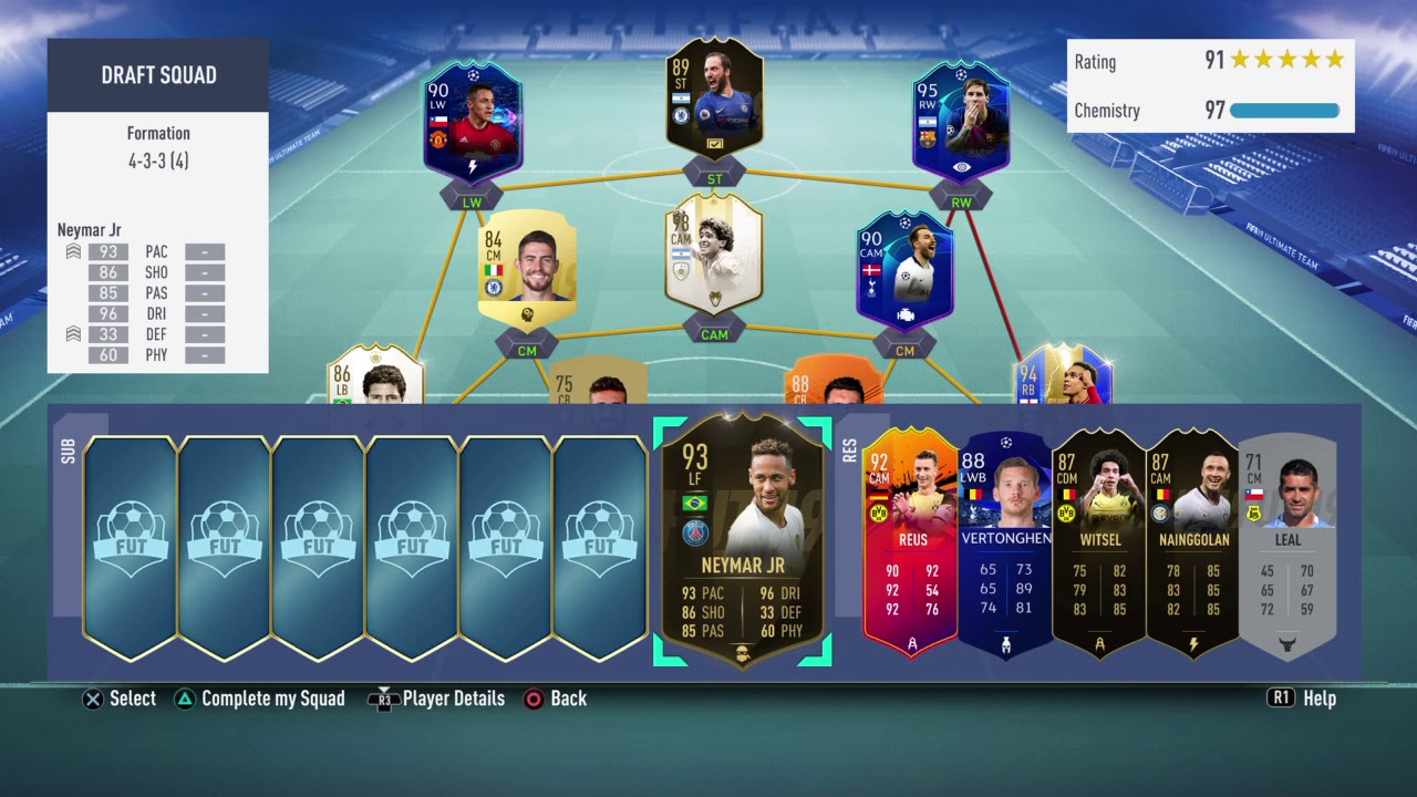 Fifa 19 Fut Draft - YouTube