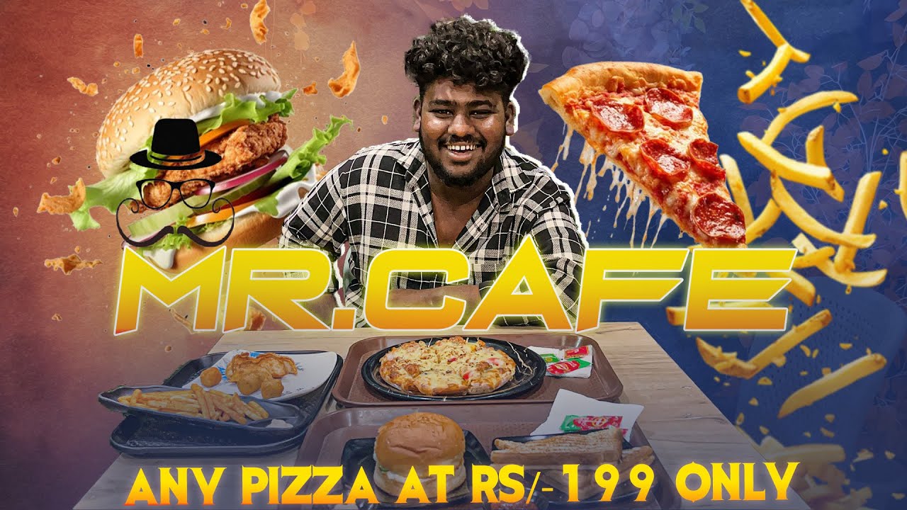 Best Cafe In Hyderbad | Mr.Cafe | Combo King | Any pizza At 199/- Only ...