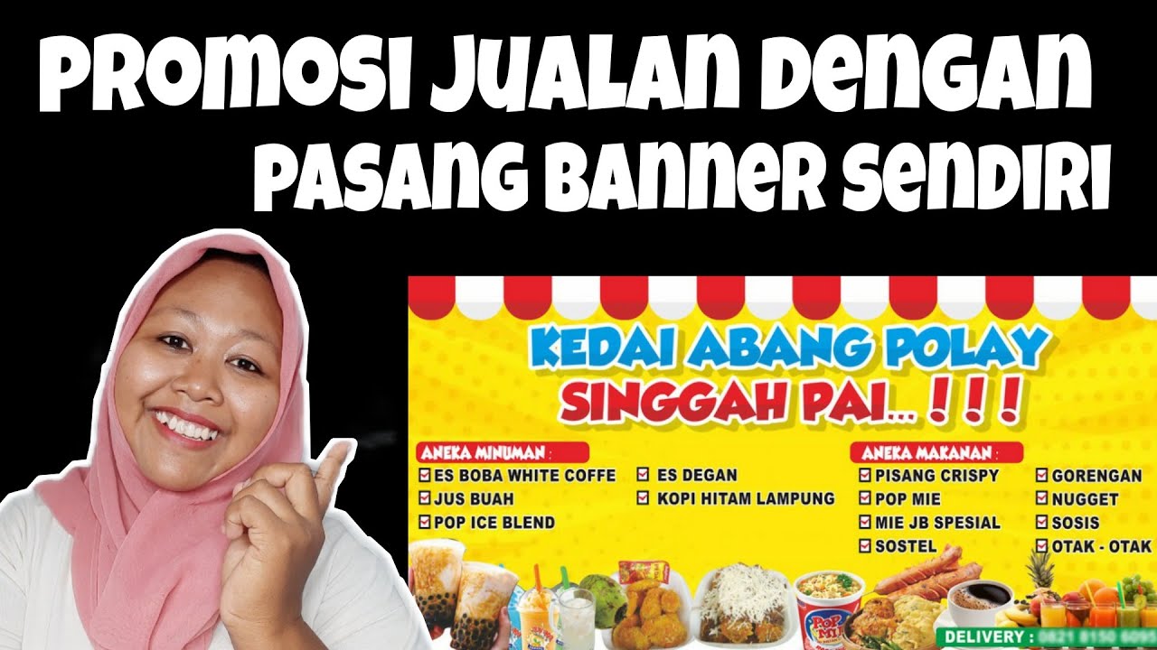 Ide banner cocok buat jualan dan usaha rumahan - YouTube