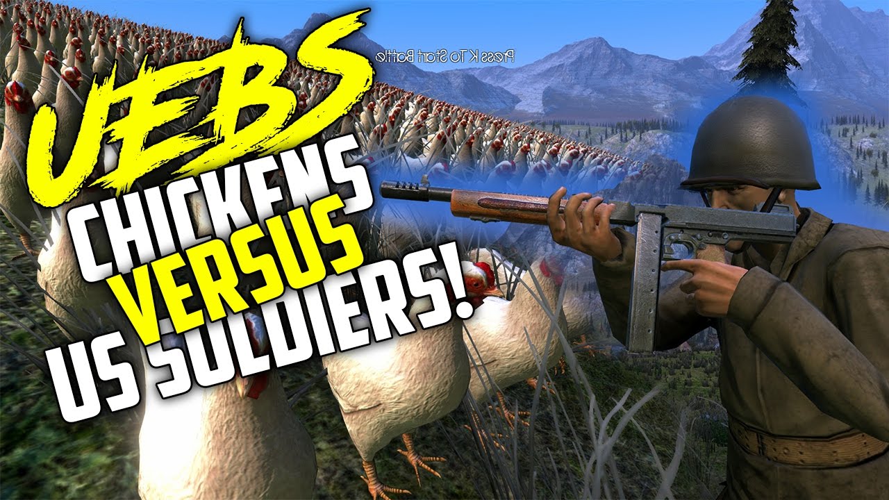 UEBS - Chickens Vs US Soldiers! Ultimate Epic Battle Simulator Gameplay ...