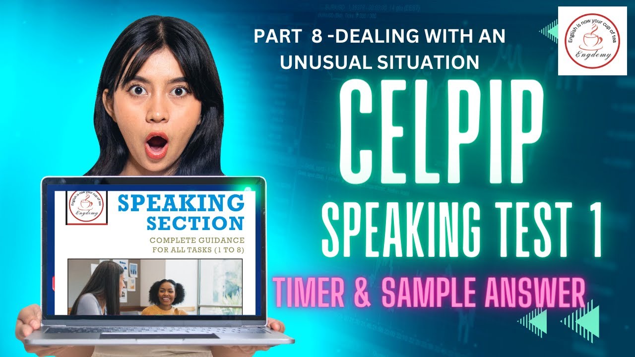 #celpip speaking task 8 unusual situation - YouTube