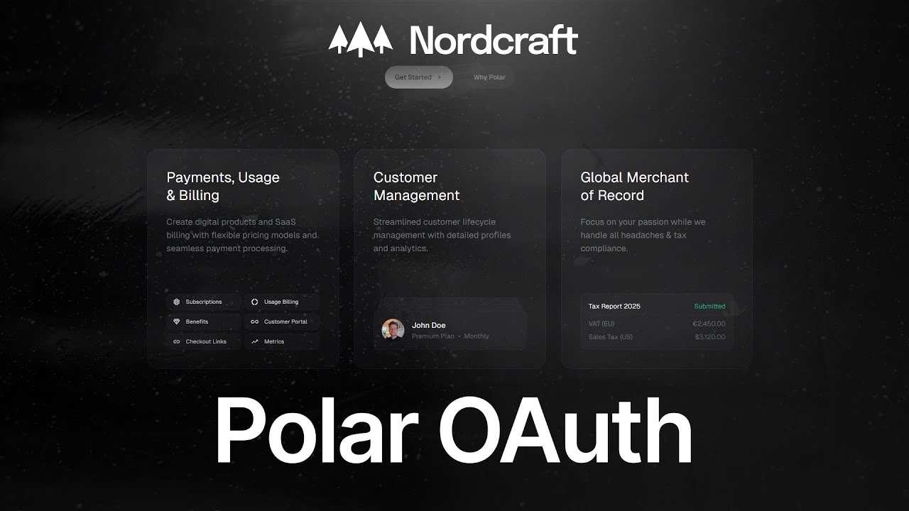 Using Polar OAuth in Nordcraft - YouTube
