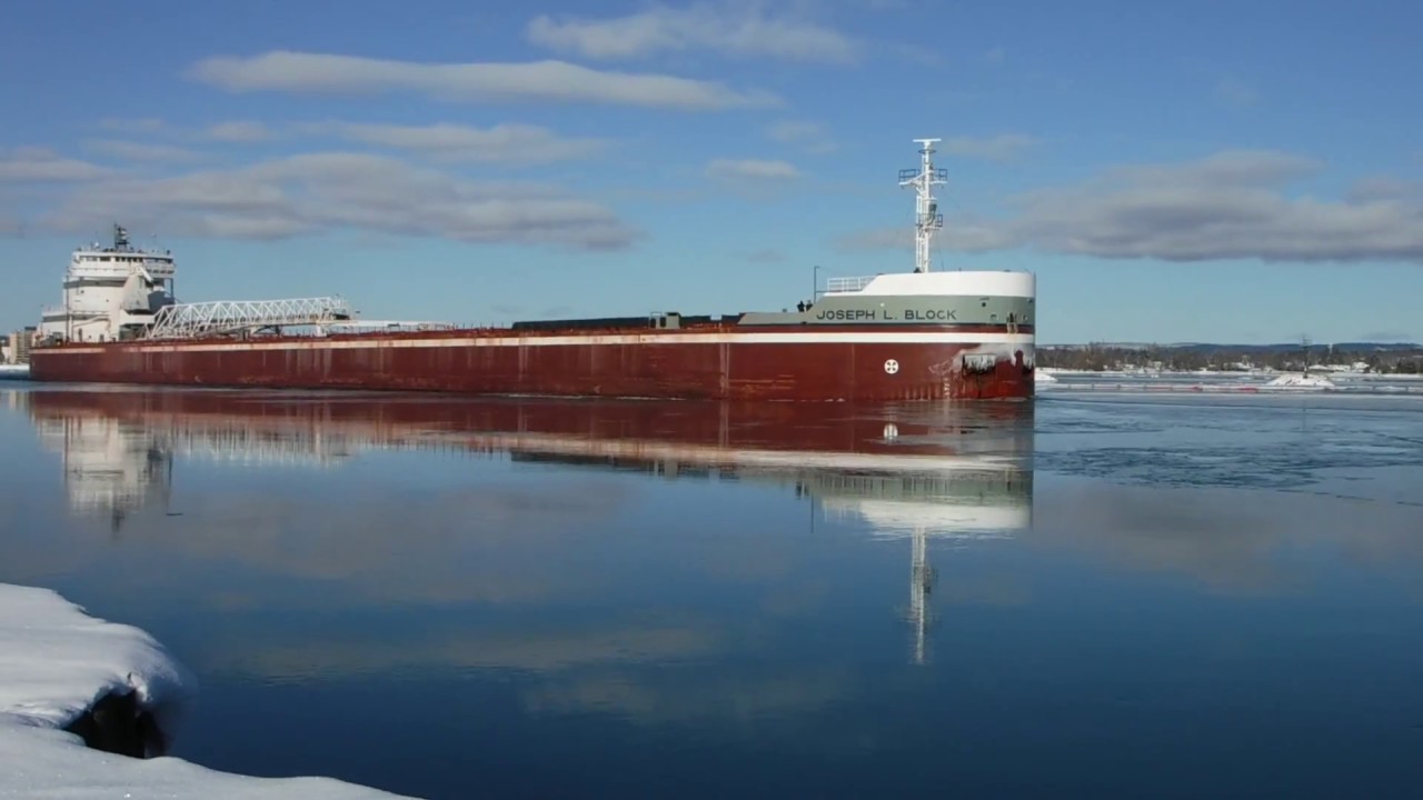 Great Lakes Freighter Joseph L Block - YouTube