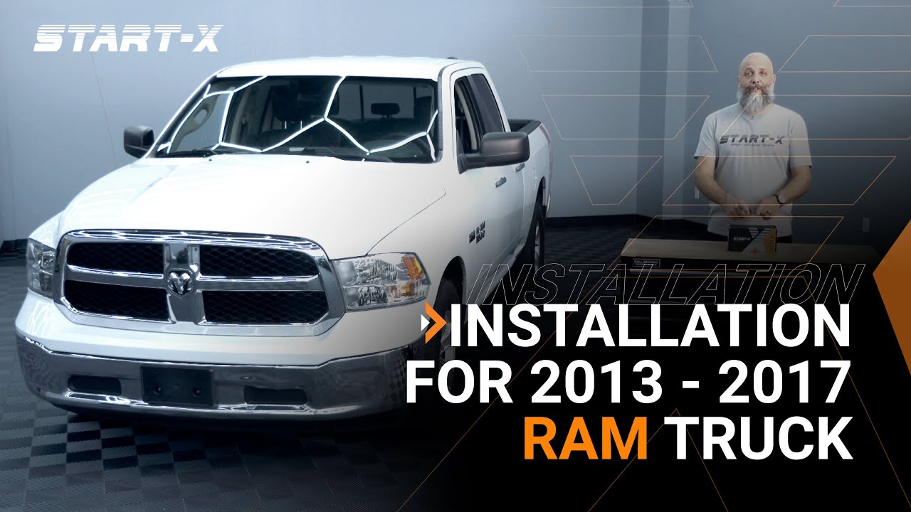 Install: Dodge Ram 2013 - 2017 Key-Start Start-X Remote Start - YouTube