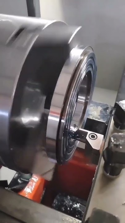 High precision CNC lathe - YouTube
