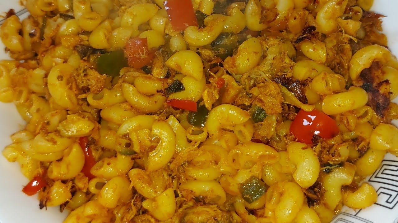 How to make a healthy macaroni-Arabic Macarona Style - YouTube