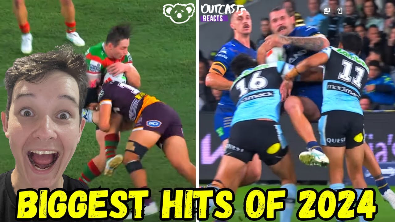 BIGGEST NRL HITS OF 2024 - THE OUTCASTS - YouTube