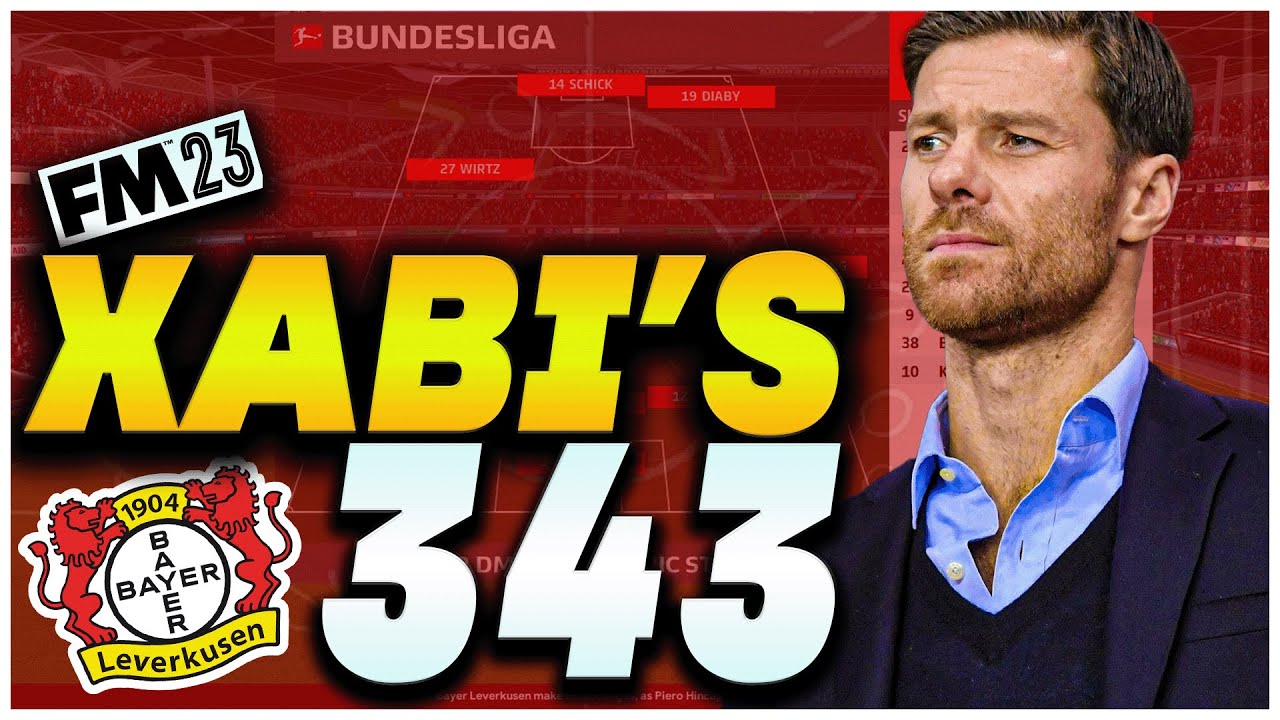 XABI ALONSO'S 343 FM23 TACTIC - YouTube