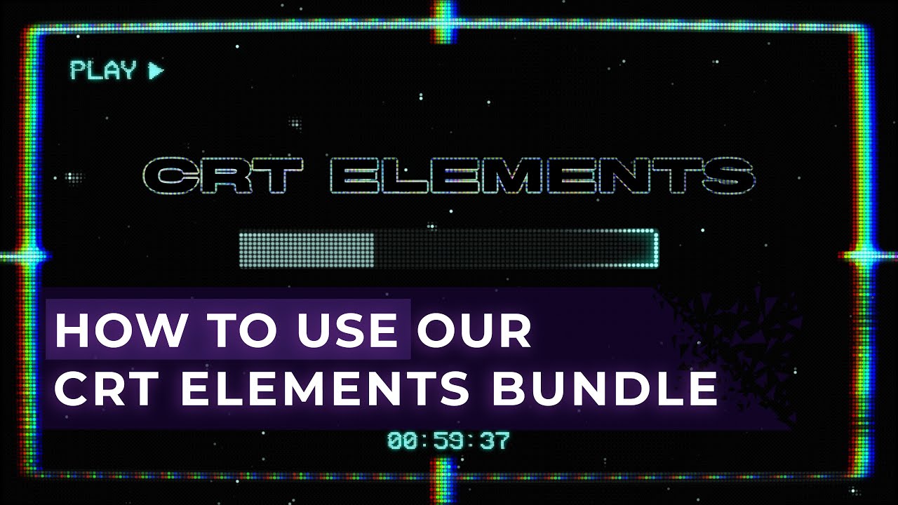 How To use our CRT Elements Bundle | Vamify Tutorial - YouTube