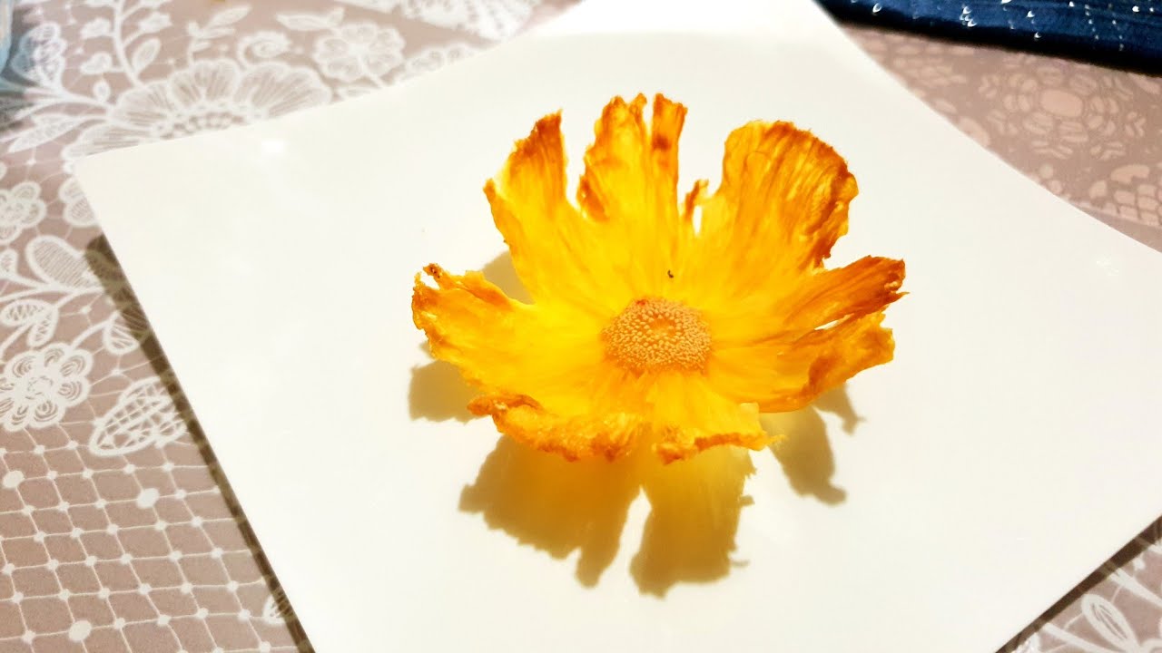How to make Dried Pineapple Flowers - Fiore di ananas Cách làm hoa dứa ...
