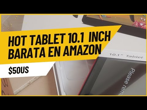 Hot Tablet 10.1 Pulgadas Amazon economica ideal para redes - YouTube