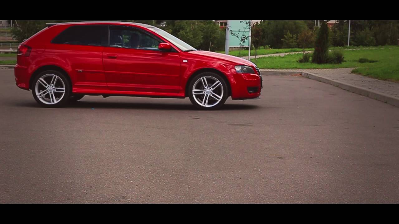 Audi a3 - red s3 look (8P) - YouTube