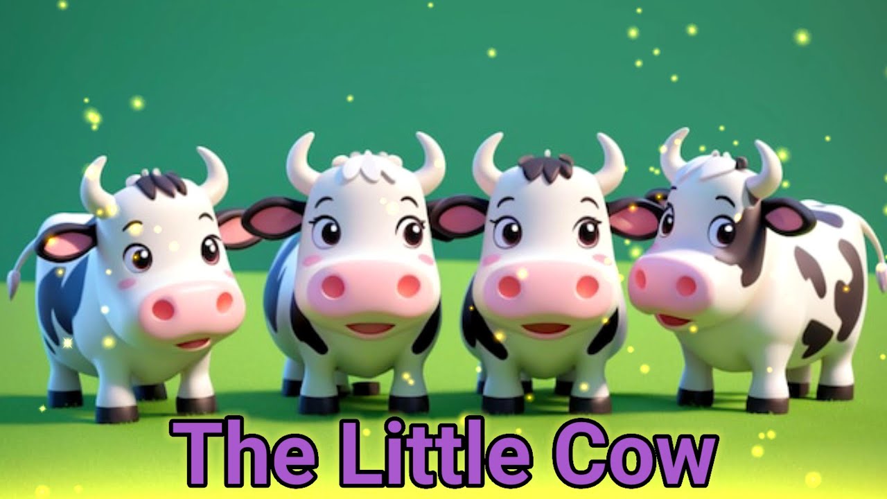 The Little Cow | The Cow Song For Kids | English Nursery Rhymes - YouTube